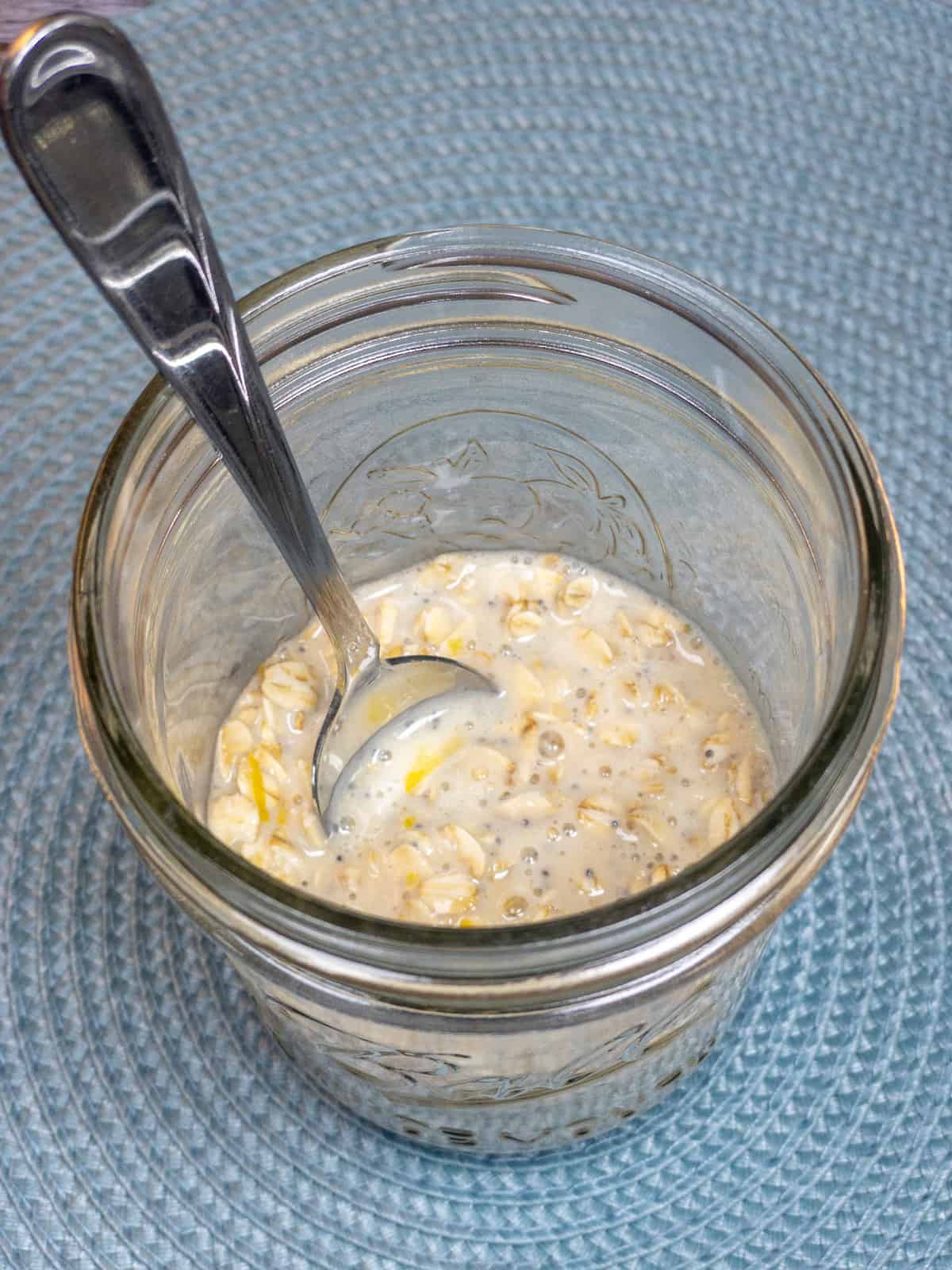 Fruit Salad Overnight Oats - Green Circle Kitchen